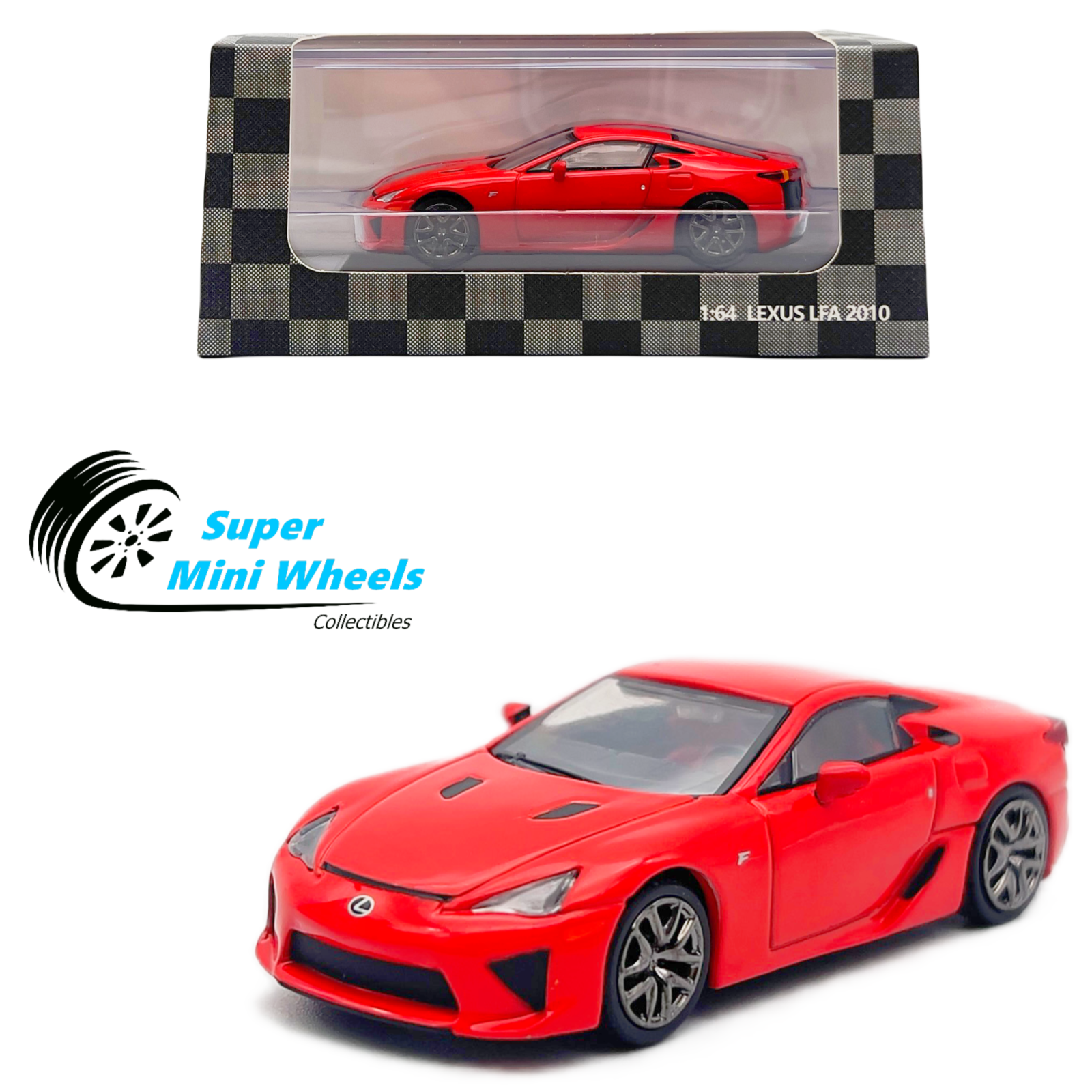 DCT 1:64 Lexus LFA 2010 Black – Super Mini Wheels