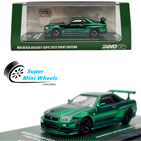CHASE INNO64 1:64 Nissan Skyline GT-R R34 Z-TUNE Full Carbon Malaysia ...