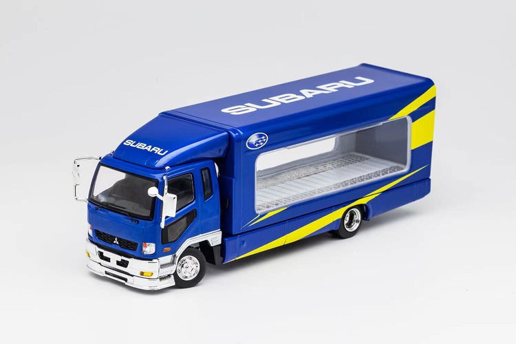 GCD 1:64 2017 Mitsubishi Fuso Fighter “SUBARU” Hauler Truck - Diecas M ...