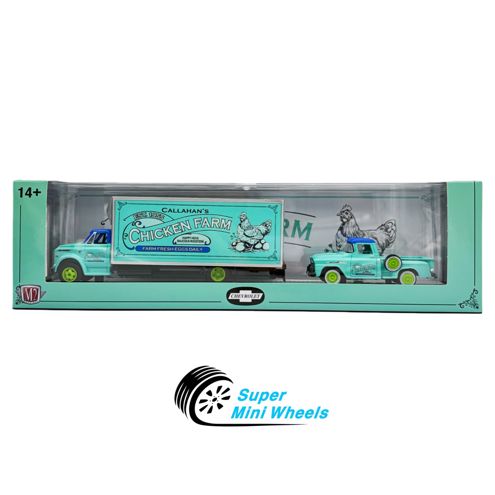 M2 Machines 1:64 1968 Chevrolet C60 Truck & 1958 Chevrolet Apache Step ...