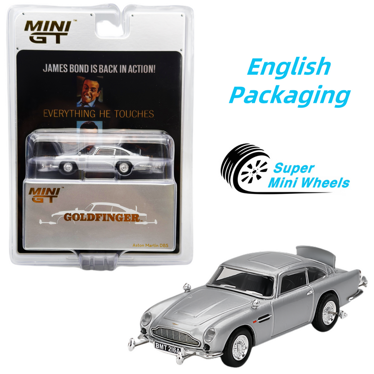 Mini GT 1:64 Aston Martin DB5 James Bond 007 Goldfinger #900 – Super ...