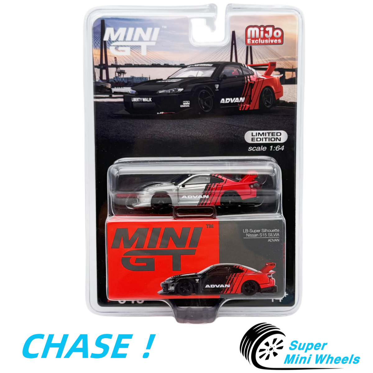 CHASE ! Mini GT 1:64 Nissan LB-Super Silhouette S15 SILVIA ADVAN #649 ...