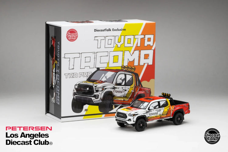 GCD 1:64 Toyota Tacoma TRD PRO Manga LADC Petersen Exclusive DiecastTa ...