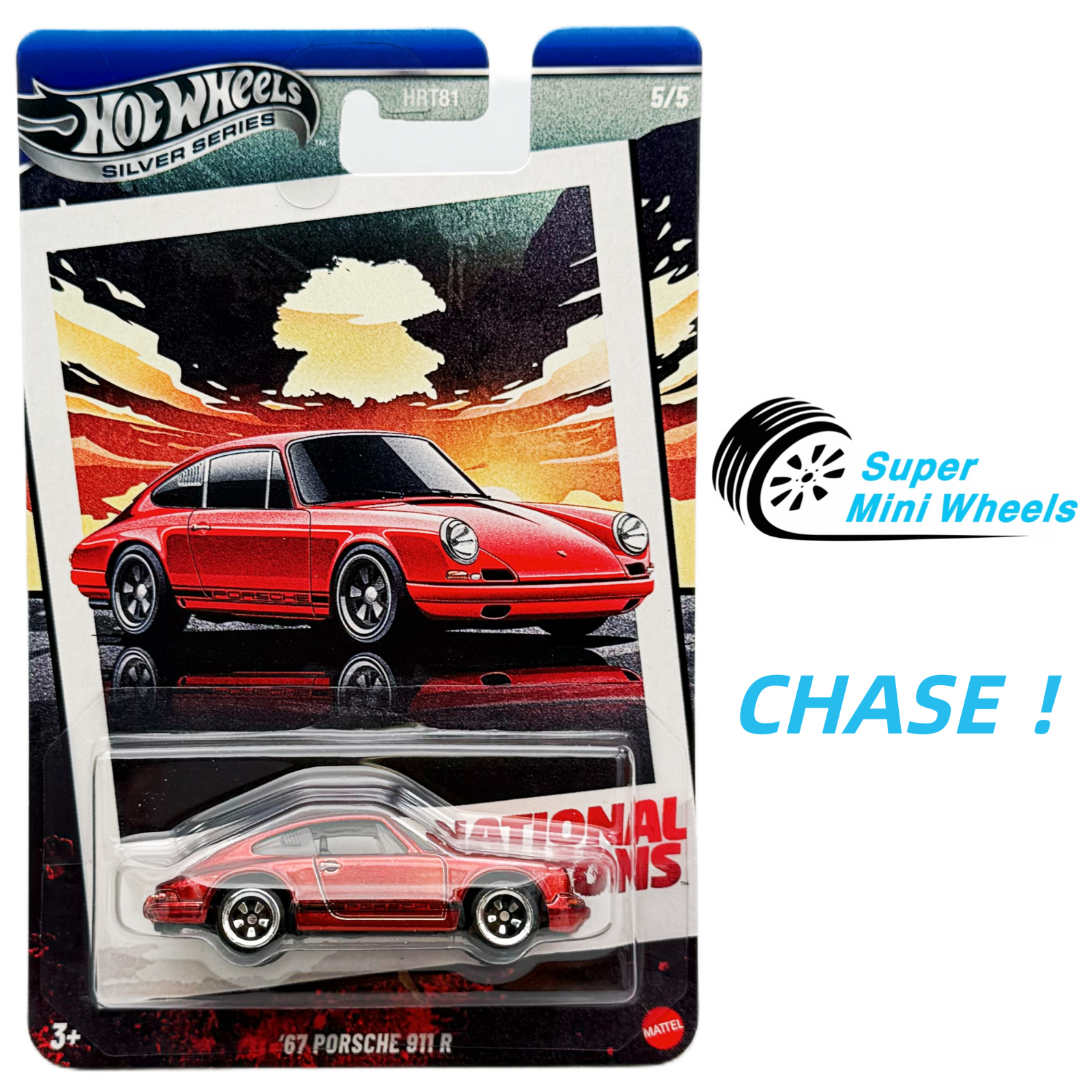 CHASE ! Hot Wheels '67 Porsche 911 R - National Icons - Silver Series ...