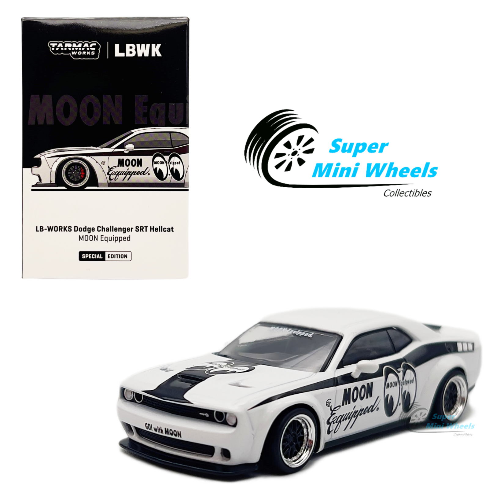 Tarmac Works 1:64 LB-Works Dodge Challenger SRT Hellcat Moon Equipped ...
