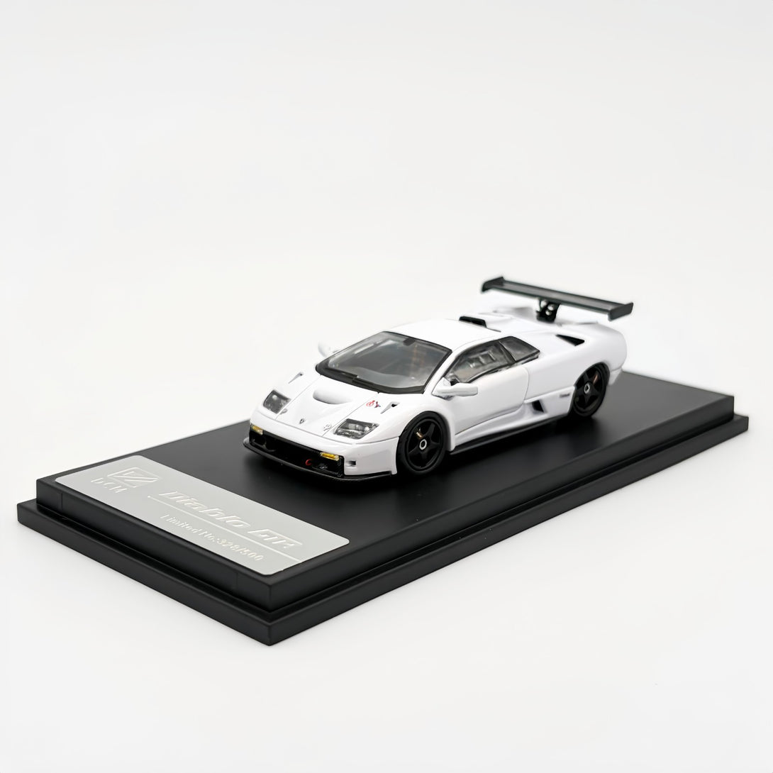 DCM 1:64 Lamborghini Diablo GTR White - Diecast Car – Super Mini Wheels