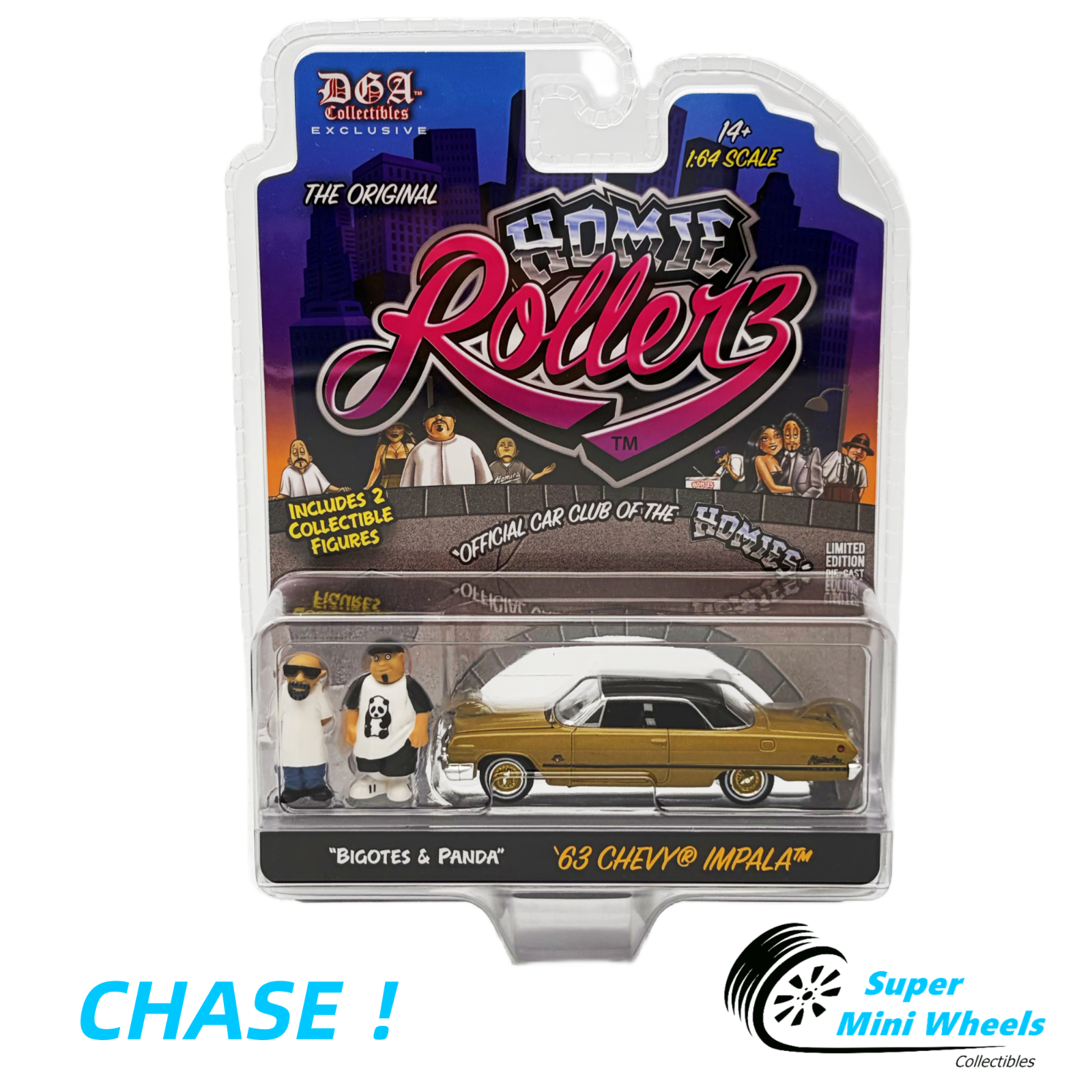 CHASE ! Greenlight x DGA 1:64 Homie Rollerz '63 Chevy Impala – Super ...