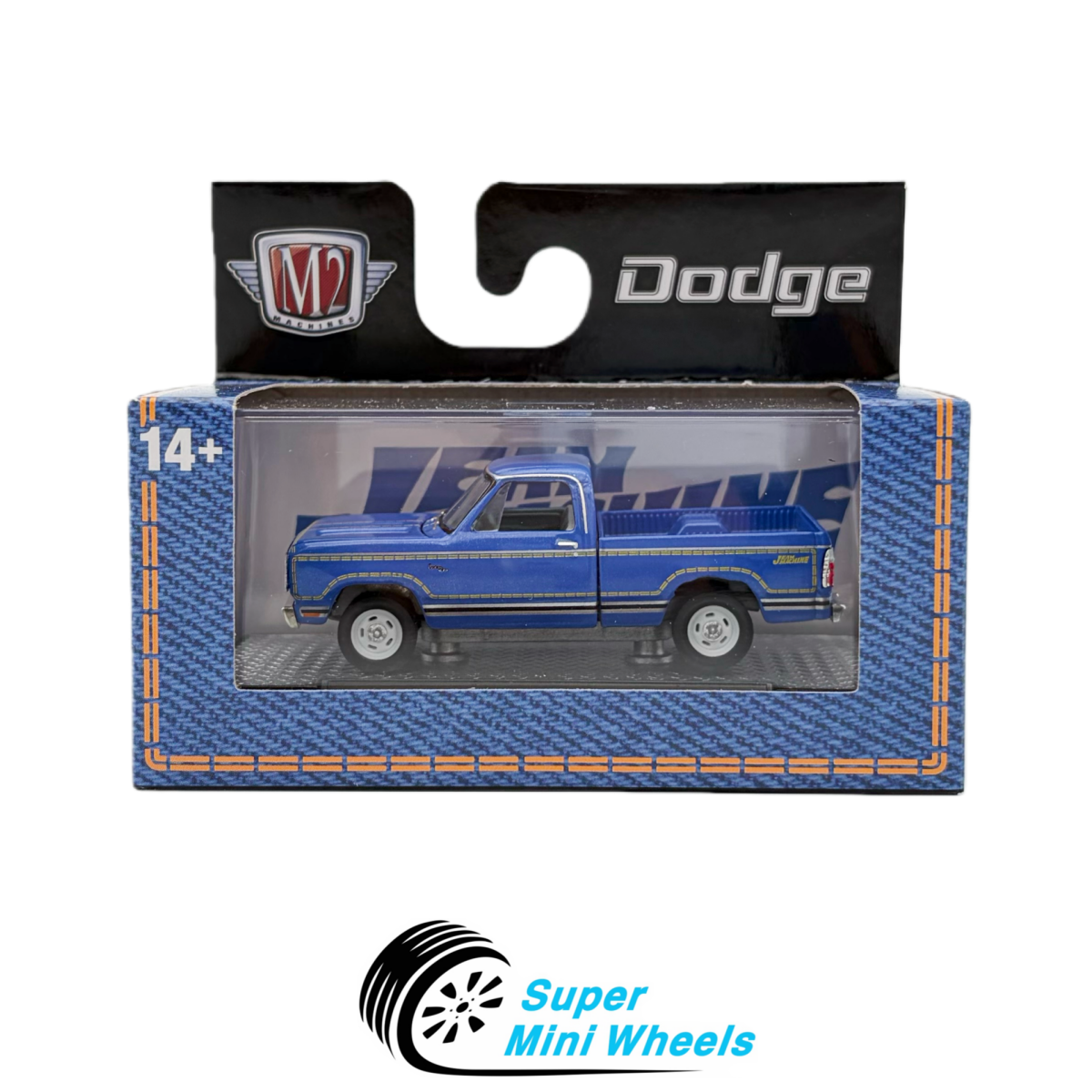 M2 Machines 1:64 1978 Dodge D150 Jean Machine Blue R104 25-82 – Super ...