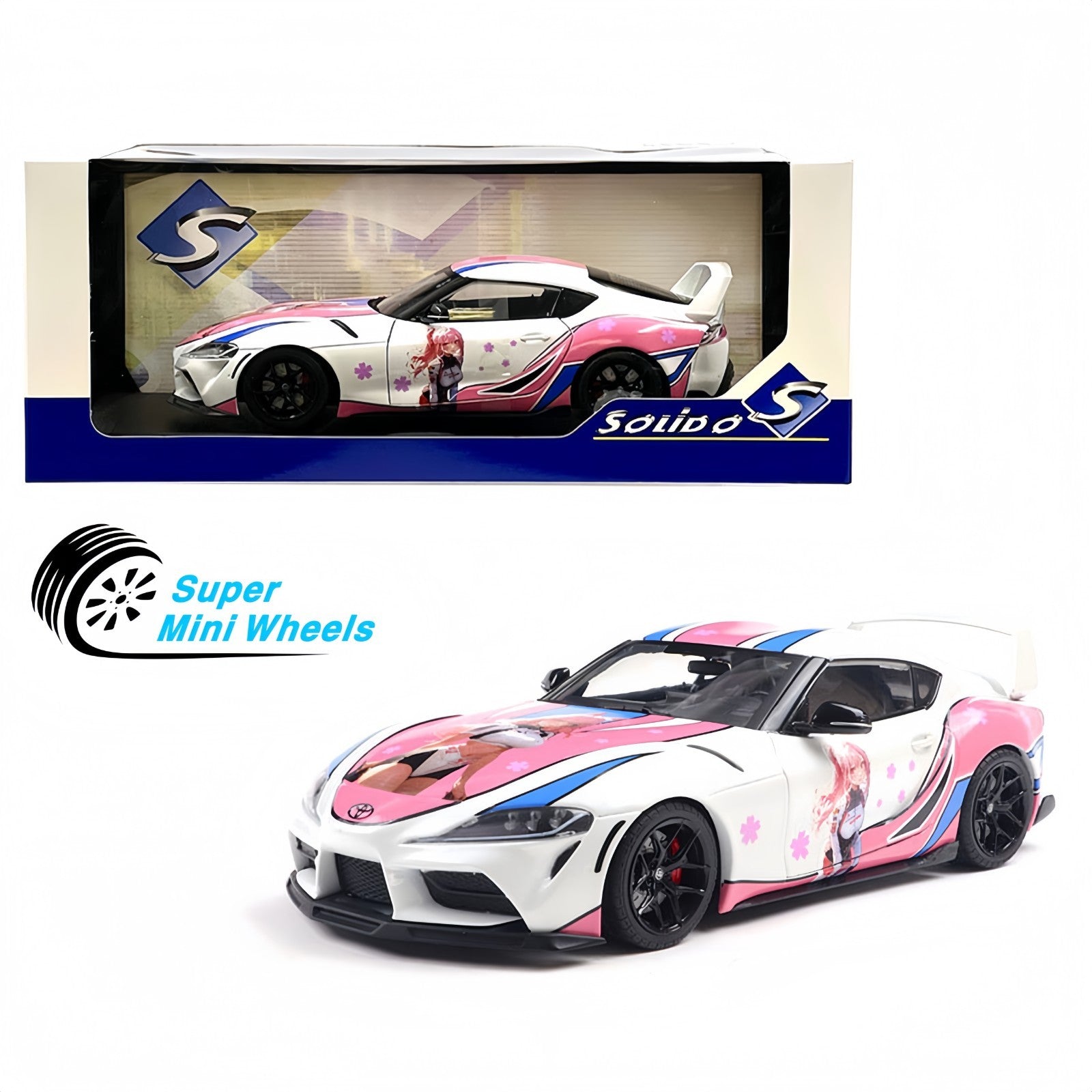 Solido 1:18 2024 Toyota GR Supra Solido Works Itasha – White #S1809008 ...