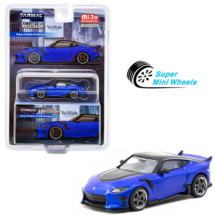 Tarmac Works 1:64 Nissan Veilside FFZ400 Fairlady Z – Blue – MiJo Excl ...