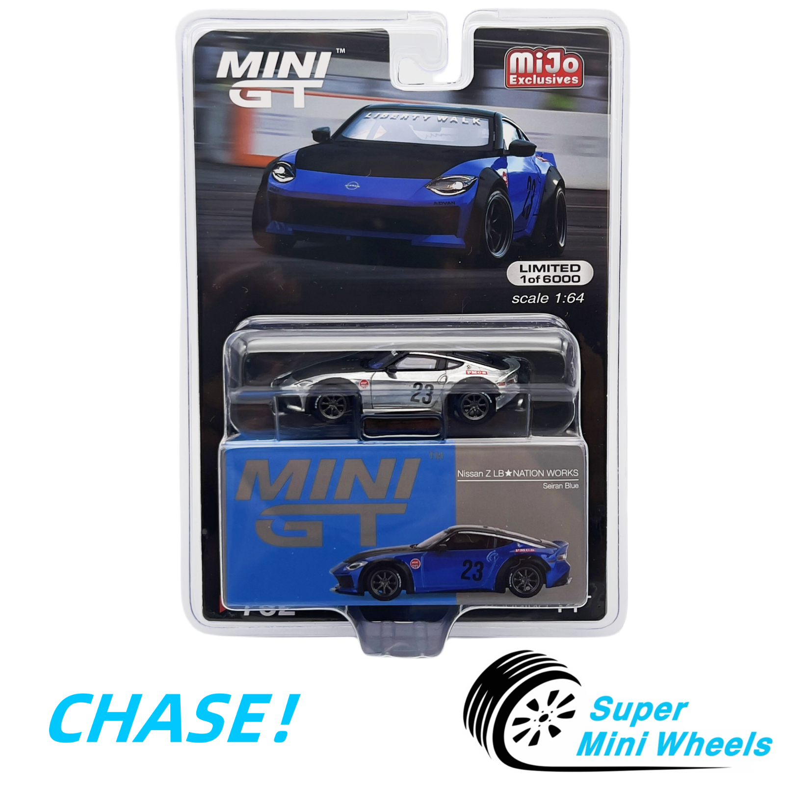 CHASE ! Mini GT 1:64 Nissan Z LB-NATION WORKS Seiran Blue #732 – Super ...