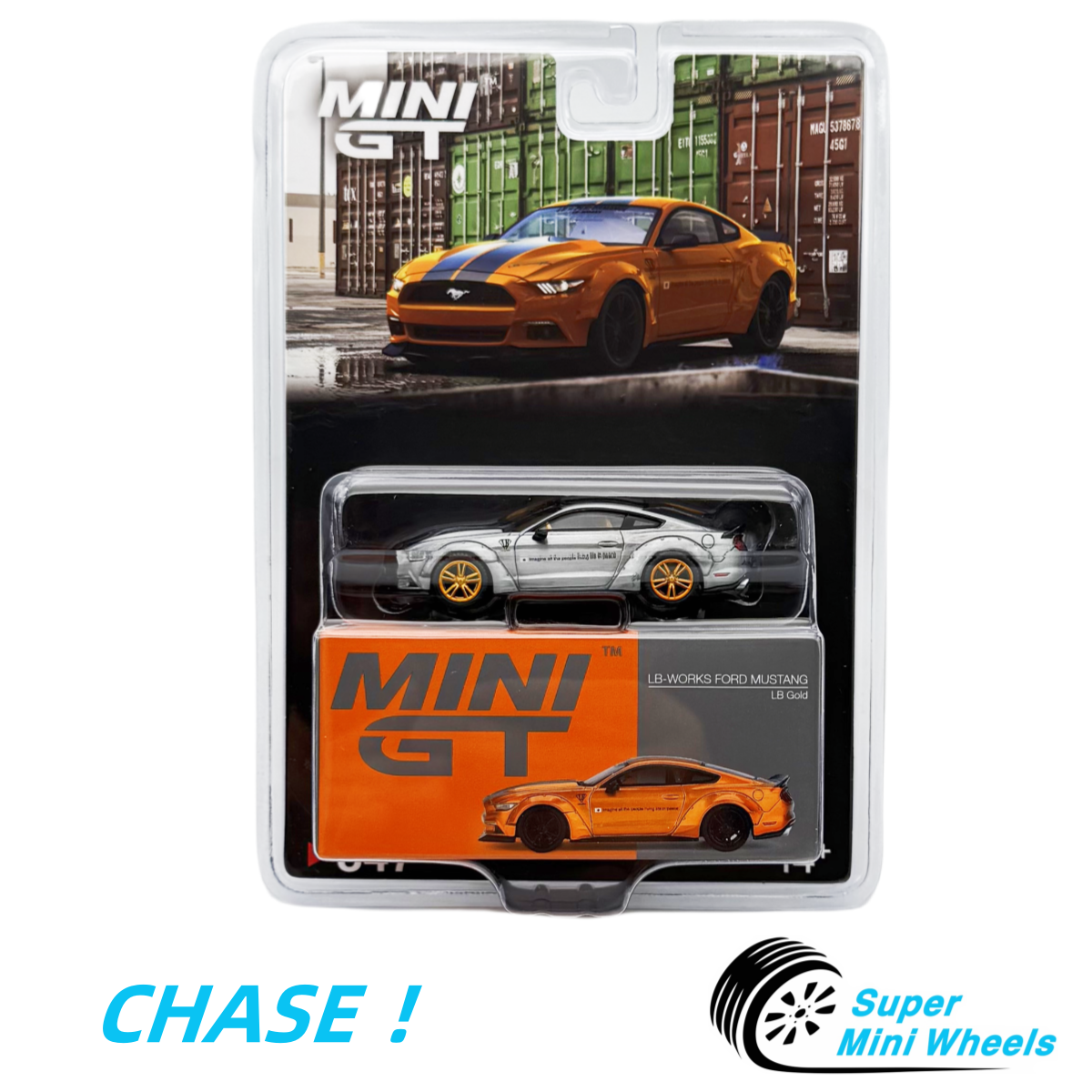 CHASE ! Mini GT 1:64 LB-Works Ford Mustang – LB Gold #847 – Super Mini ...