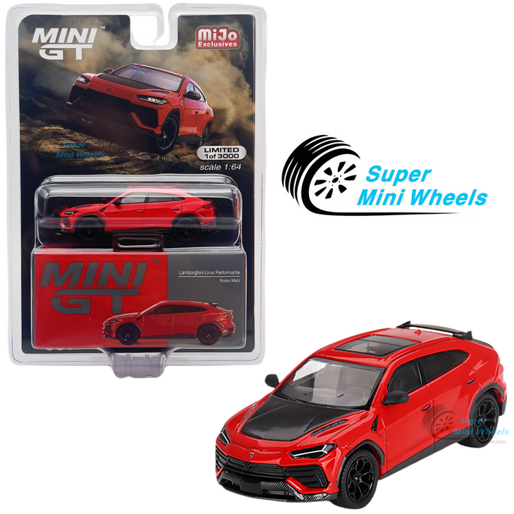 Mini GT 1:64 Lamborghini Urus Performante Rosso Mars #657 – Super Mini ...