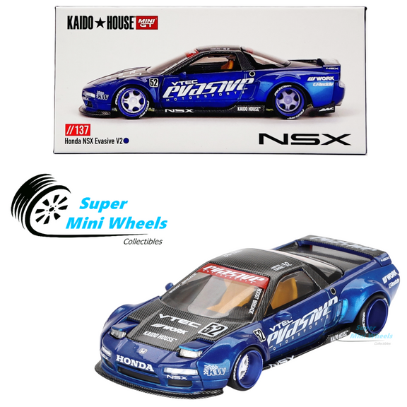 Mini GT x Kaido House 1:64 Honda NSX Evasive V2 KHMG137 – Super Mini Wheels