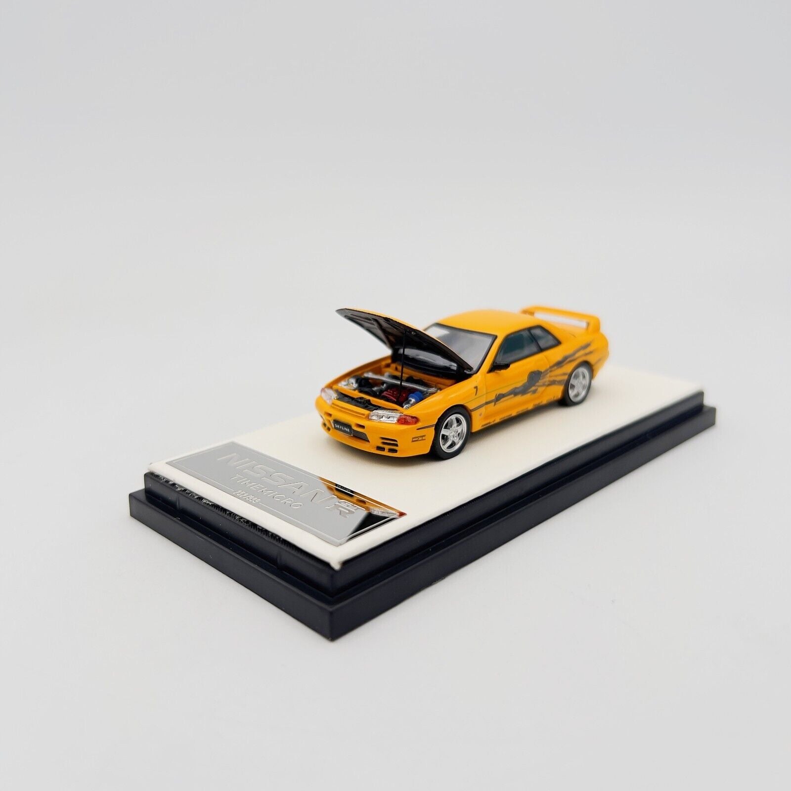 Time Micro 1:64 Nissan GTR R32 Yellow – Super Mini Wheels