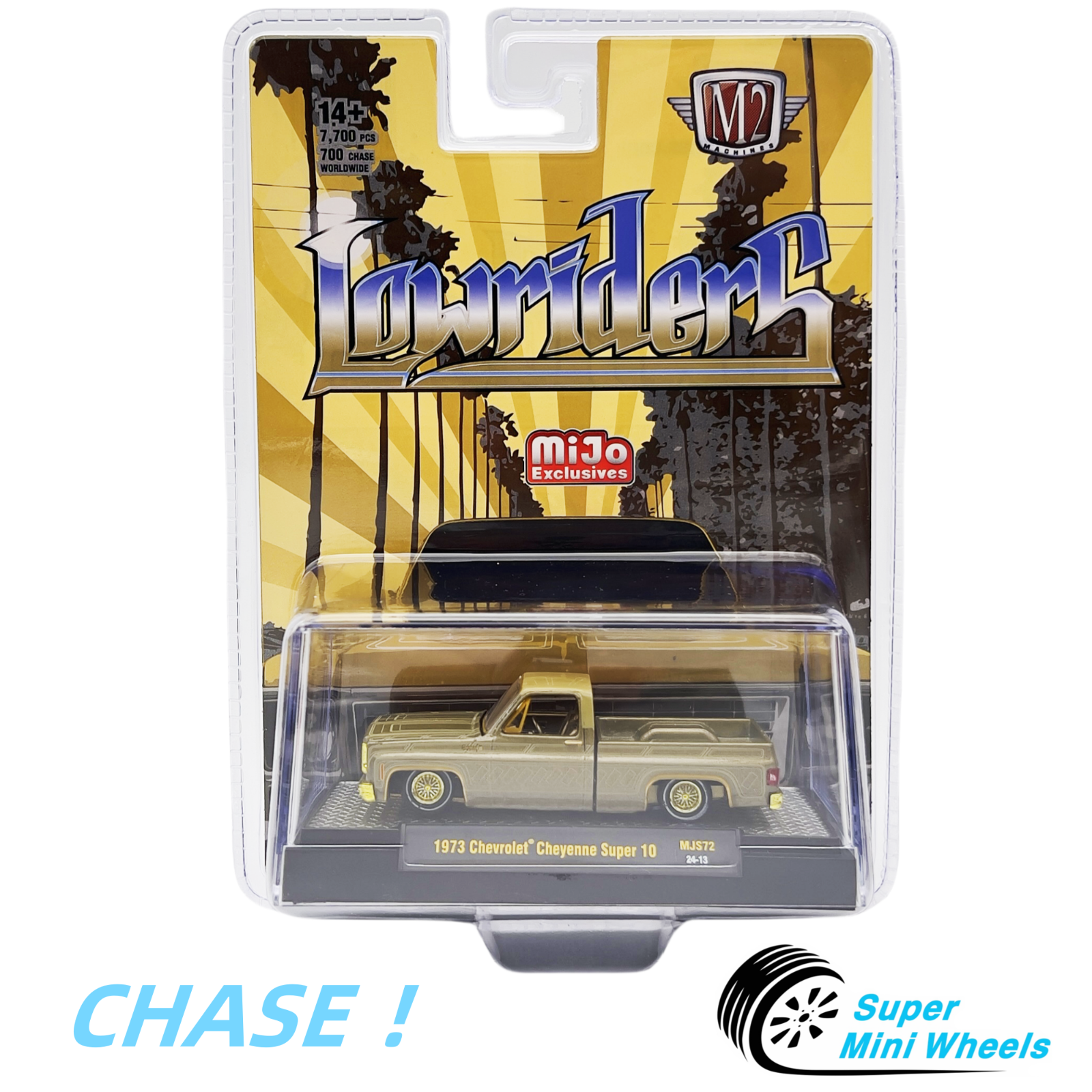 CHASE ！M2 Machines 1:64 Lowriders 1973 Chevrolet Cheyenne Super 10 Pic ...