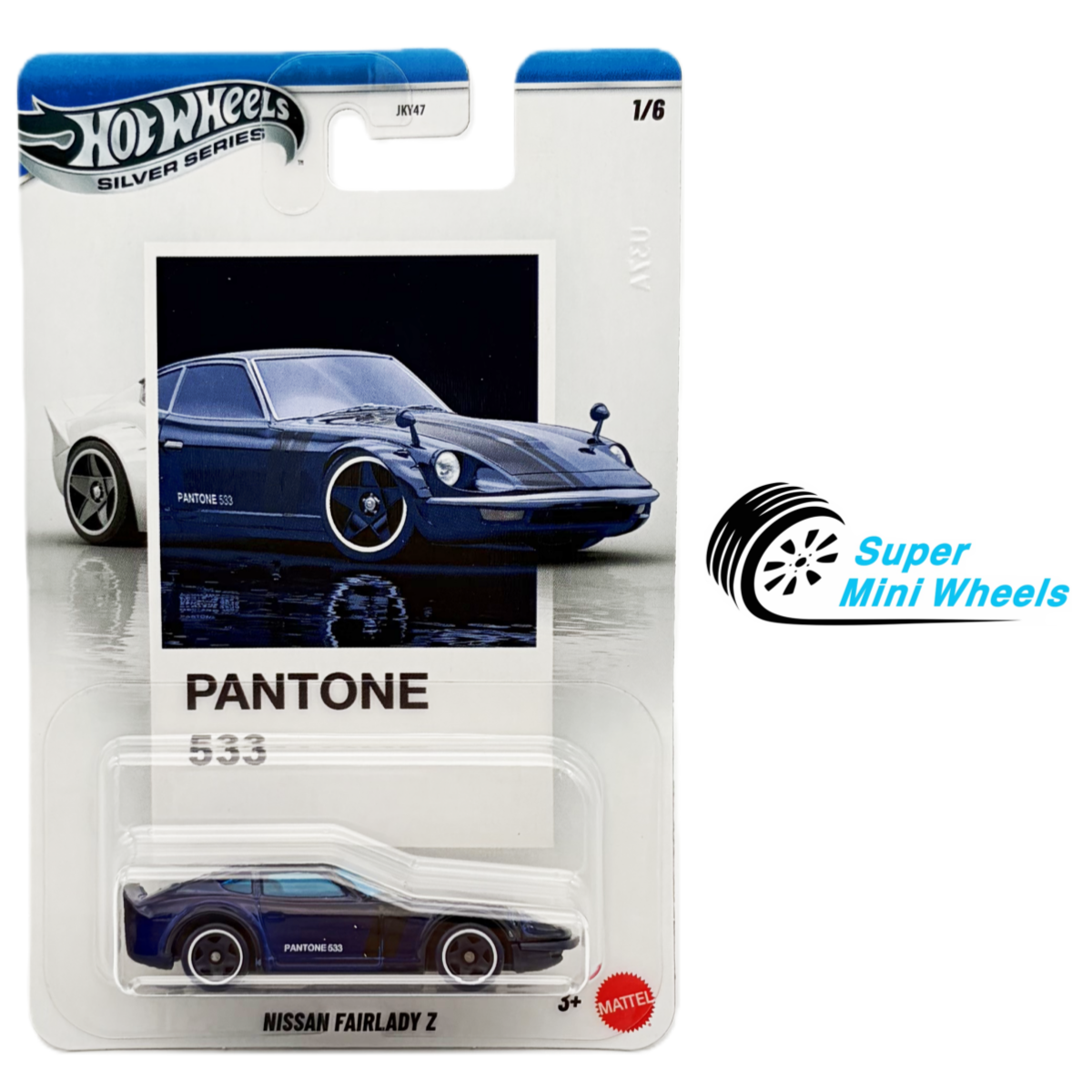 Hot Wheels 1:64 Pantone Nissan Fairlady Z Blue - 2025 Silver Series ...