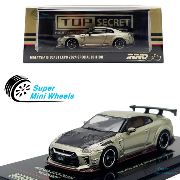 INNO64 1:64 Nissan GT-R R35 "TOP SECRET" MDX 2024 – Super Mini Wheels