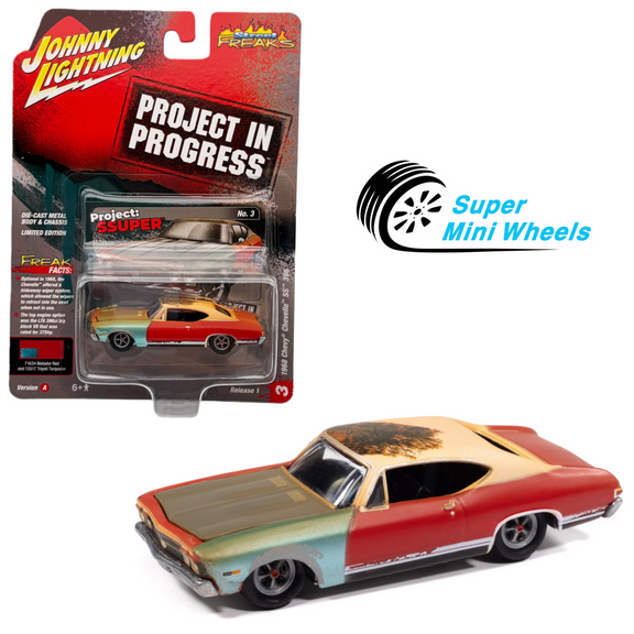 Johnny Lightning 1:64 1968 Chevy Chevelle (Project in Progress) Matado ...