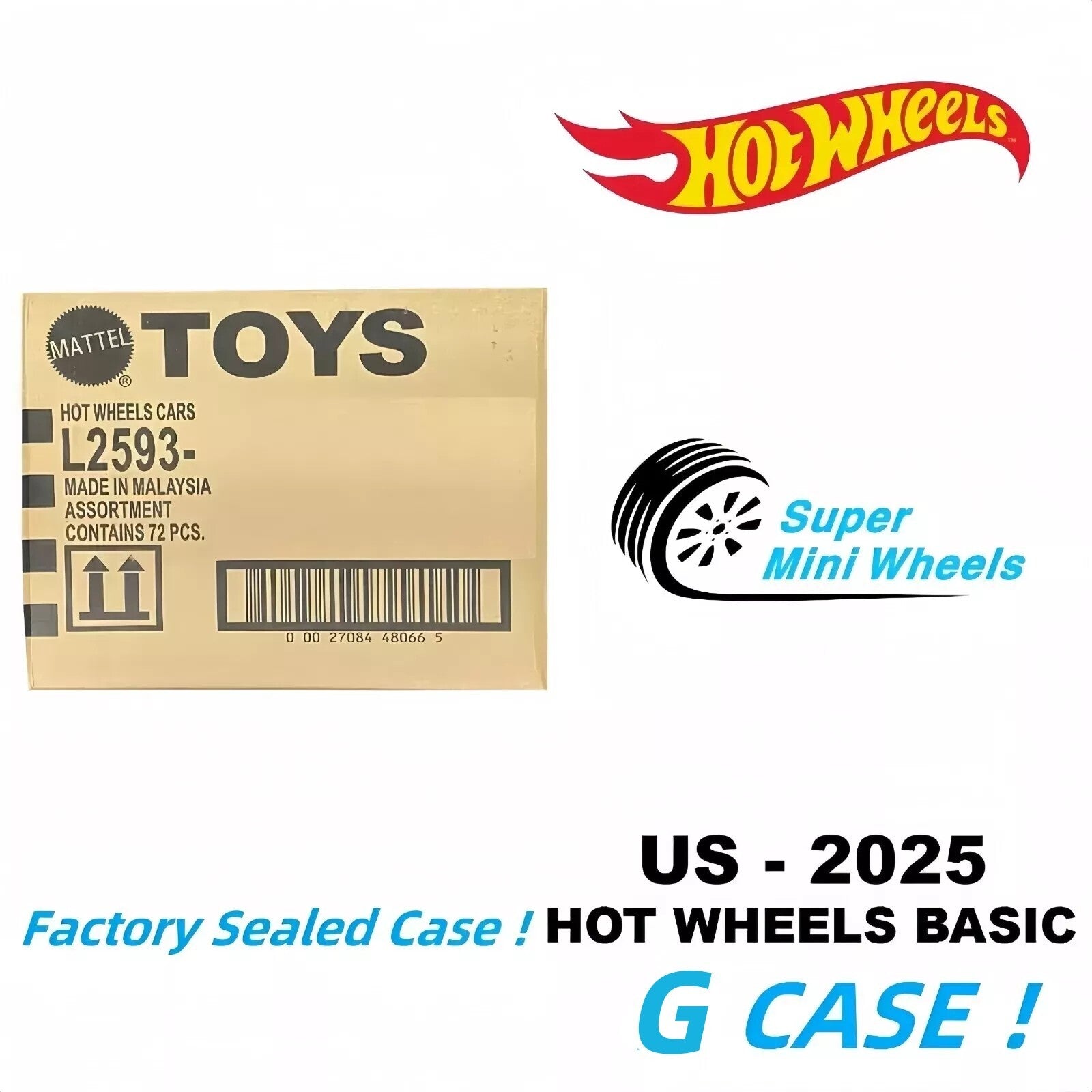 Factory Sealed Hot Wheels Case