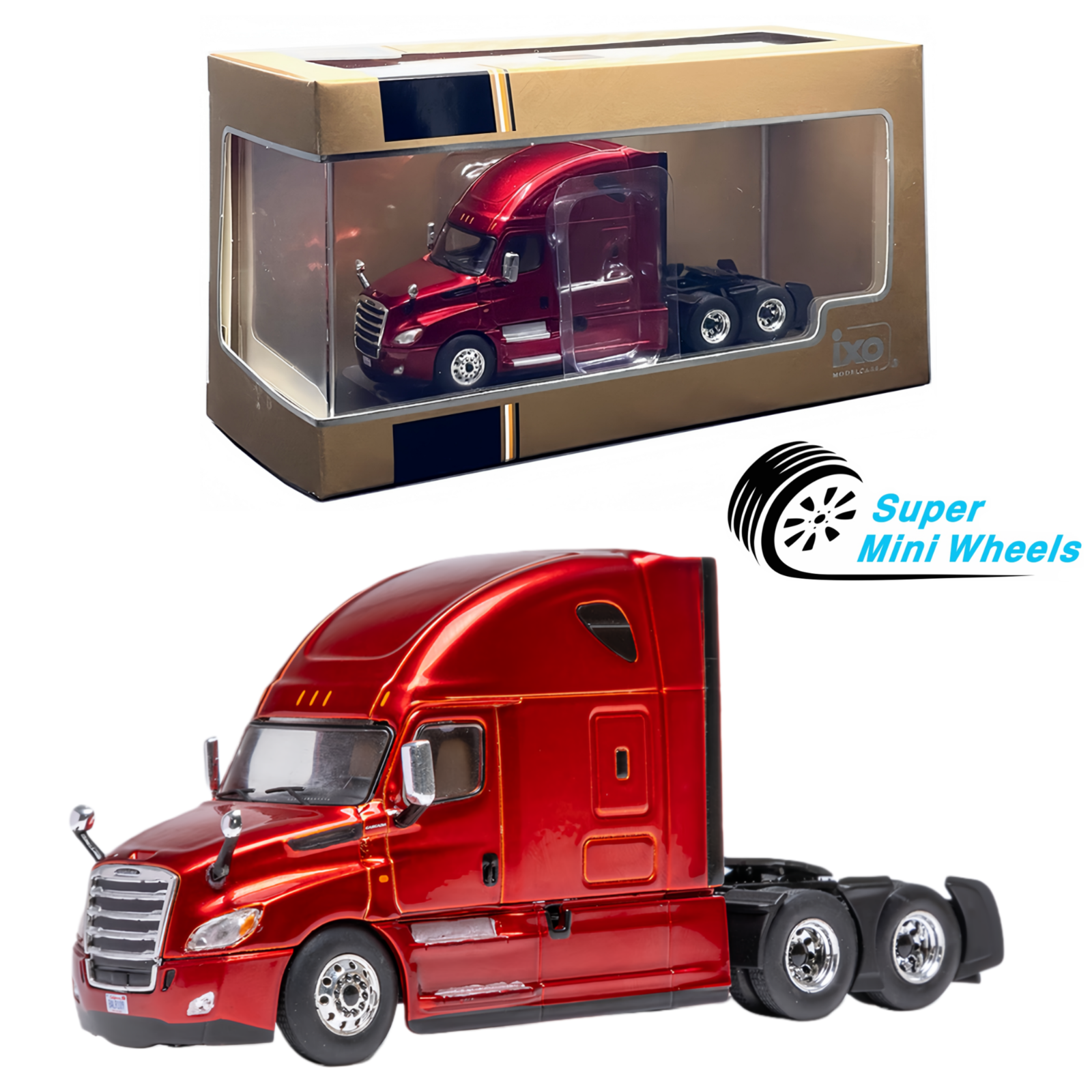IXO Models 1:64 2018 Freightliner Cascadia 2018 – M Red – Limited Edit ...