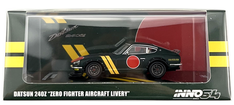 INNO64 1:64 Datsun 240Z “Zero Fighter Aircraft Livery” – Super Mini Wheels
