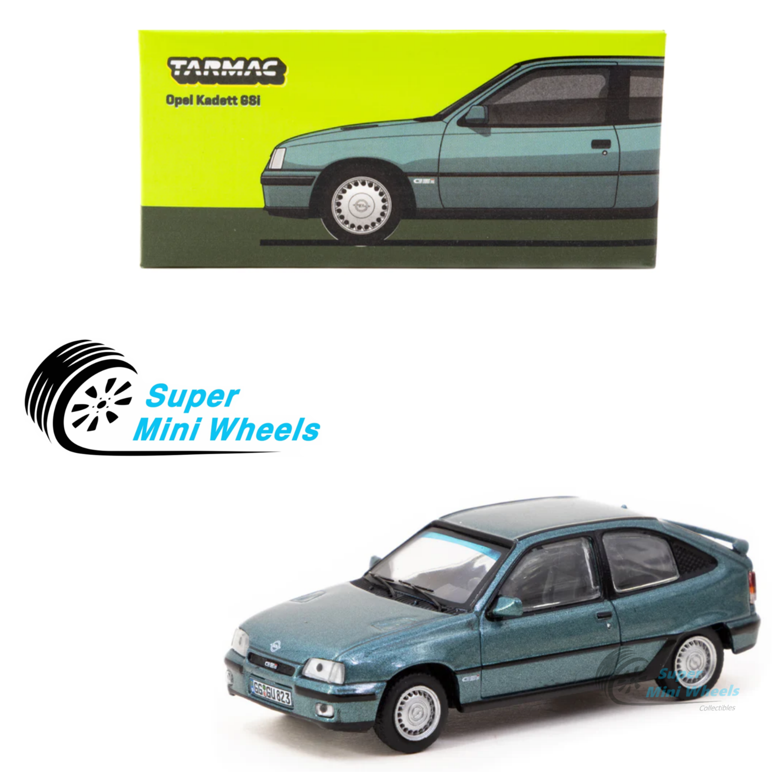 Tarmac Works 1:64 Opel Kadett GSi Green Metallic - GLOBAL64 – Super ...