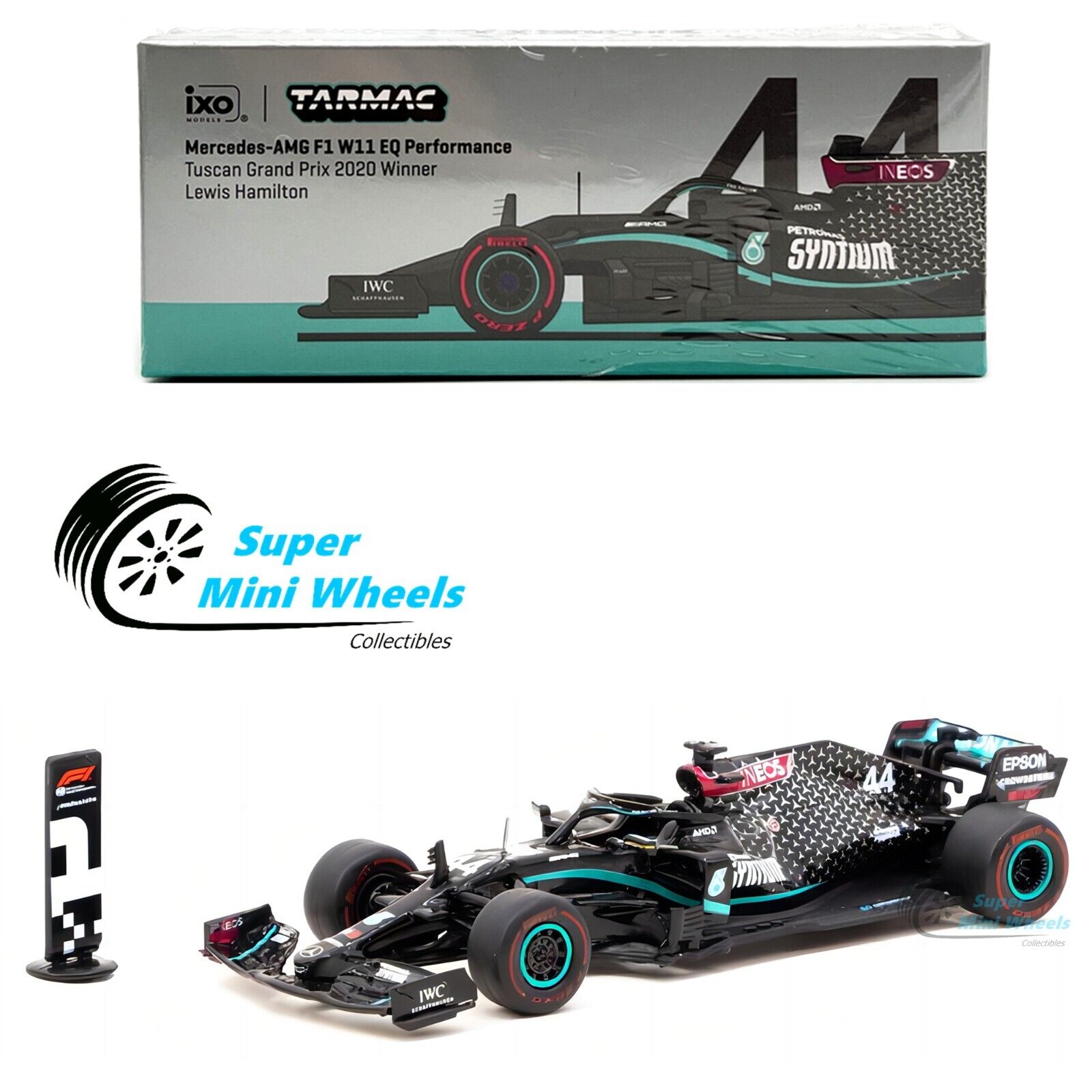 Tarmac Works 1:64 Mercedes-AMG F1 W11 EQ Performance #44 Hamilton - 20 ...