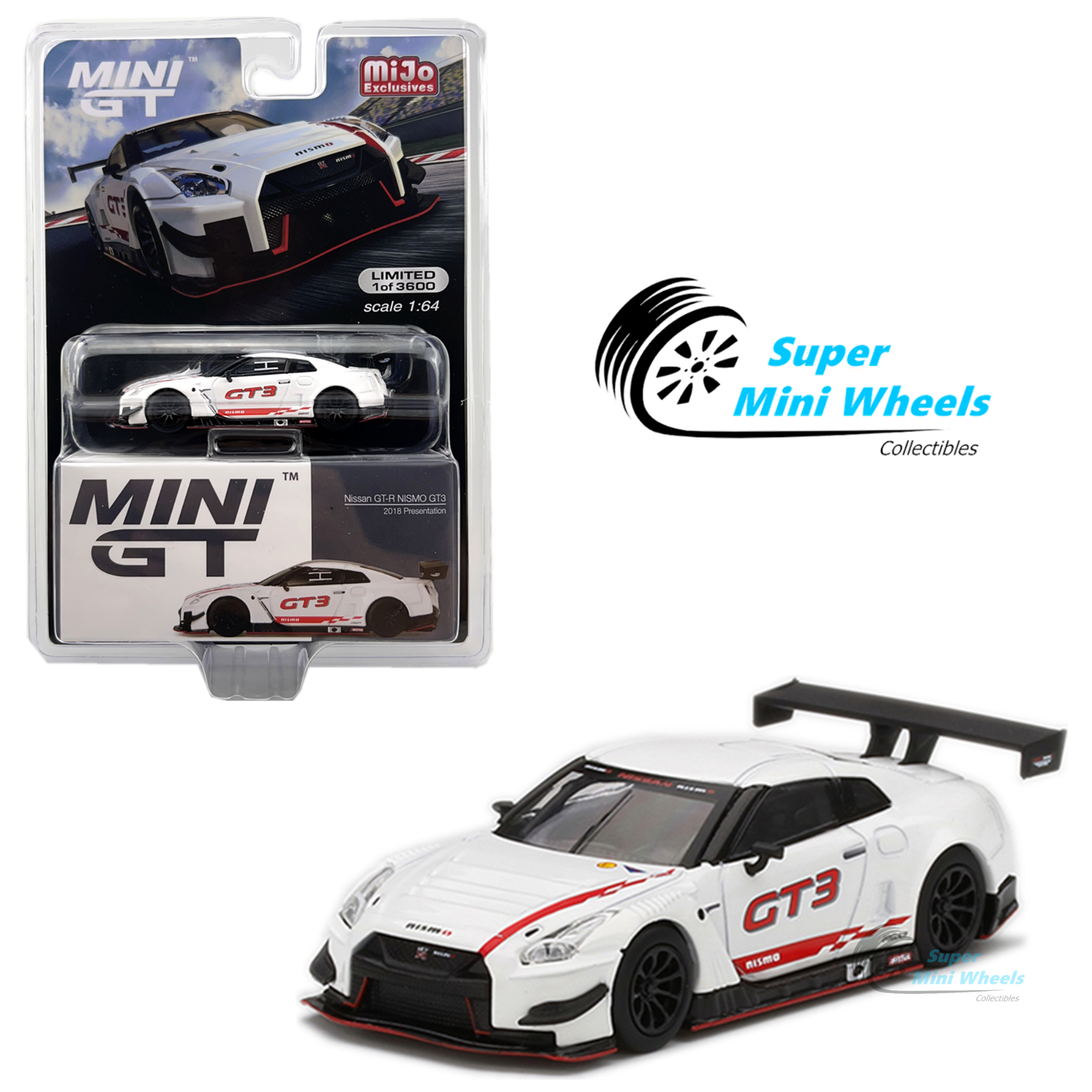 Mini GT 1:64 Nissan GT-R NISMO GT3 2018 Presentation #327 – Super Mini ...
