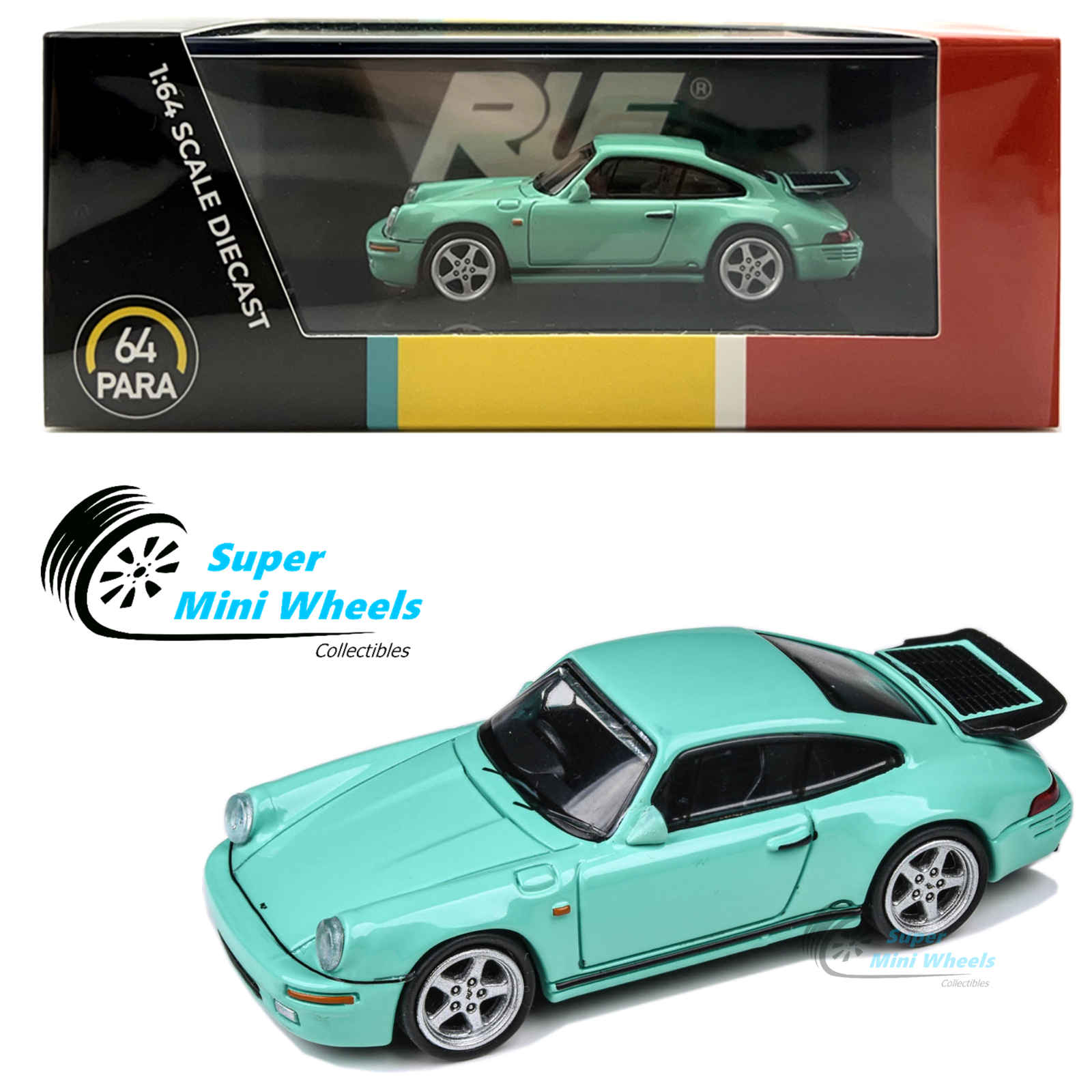 PARA64 - Porsche RUF CTR Yellowbird 1987 - Mint Green - LHD - 1:64 ...